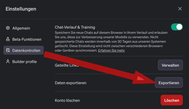5 consigli per trovare le chat archiviate di ChatGPT